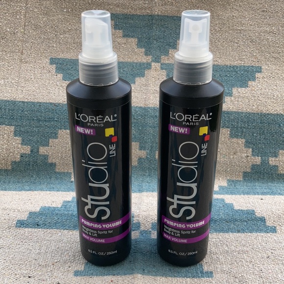 L'Oreal | Hair | 2 Pack Loral Studio Line Pumping Volume Hair Spritz 85 ...